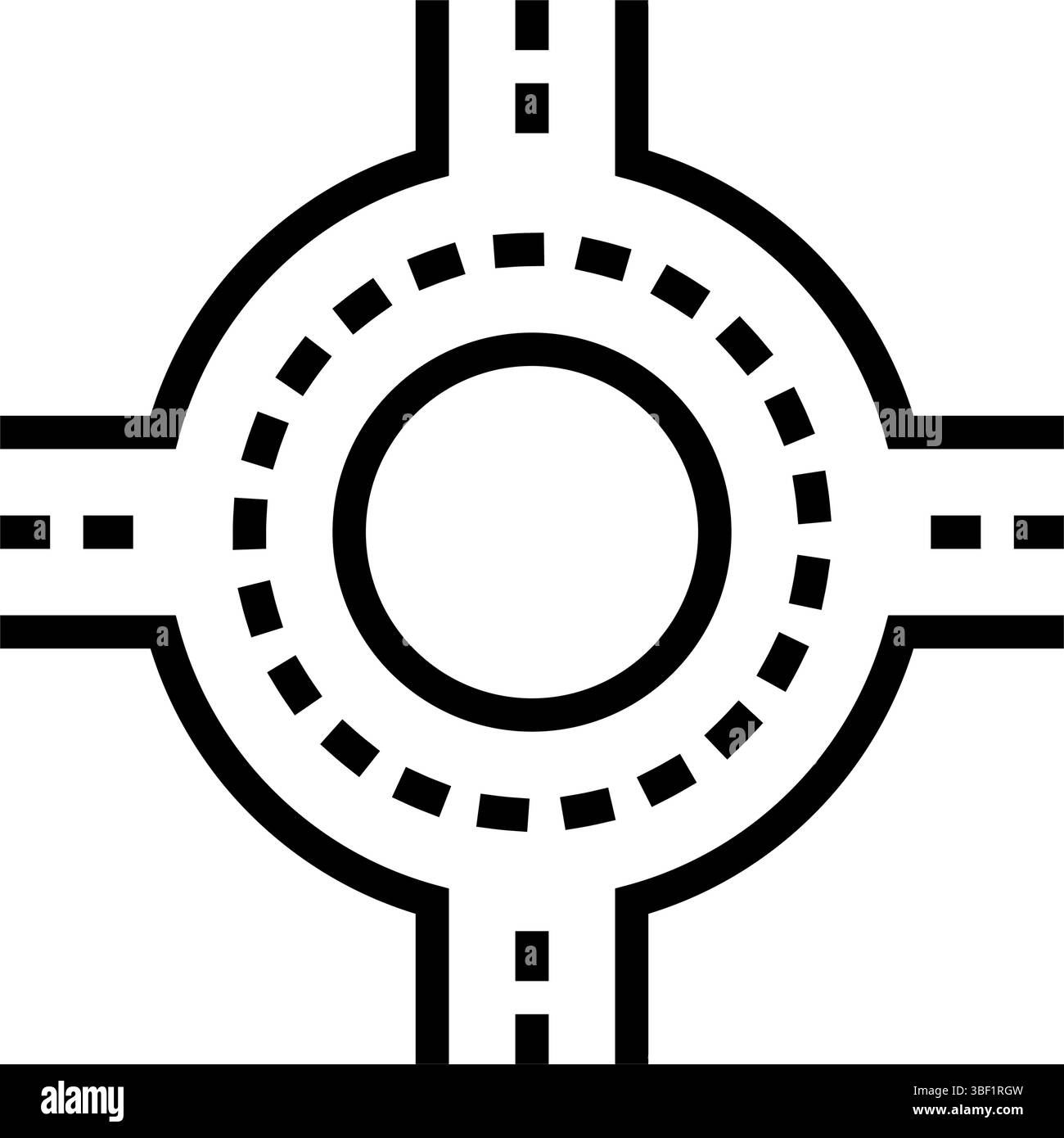 junction highway road line icon vector illustration Stock Vector Image & Art - Alamy