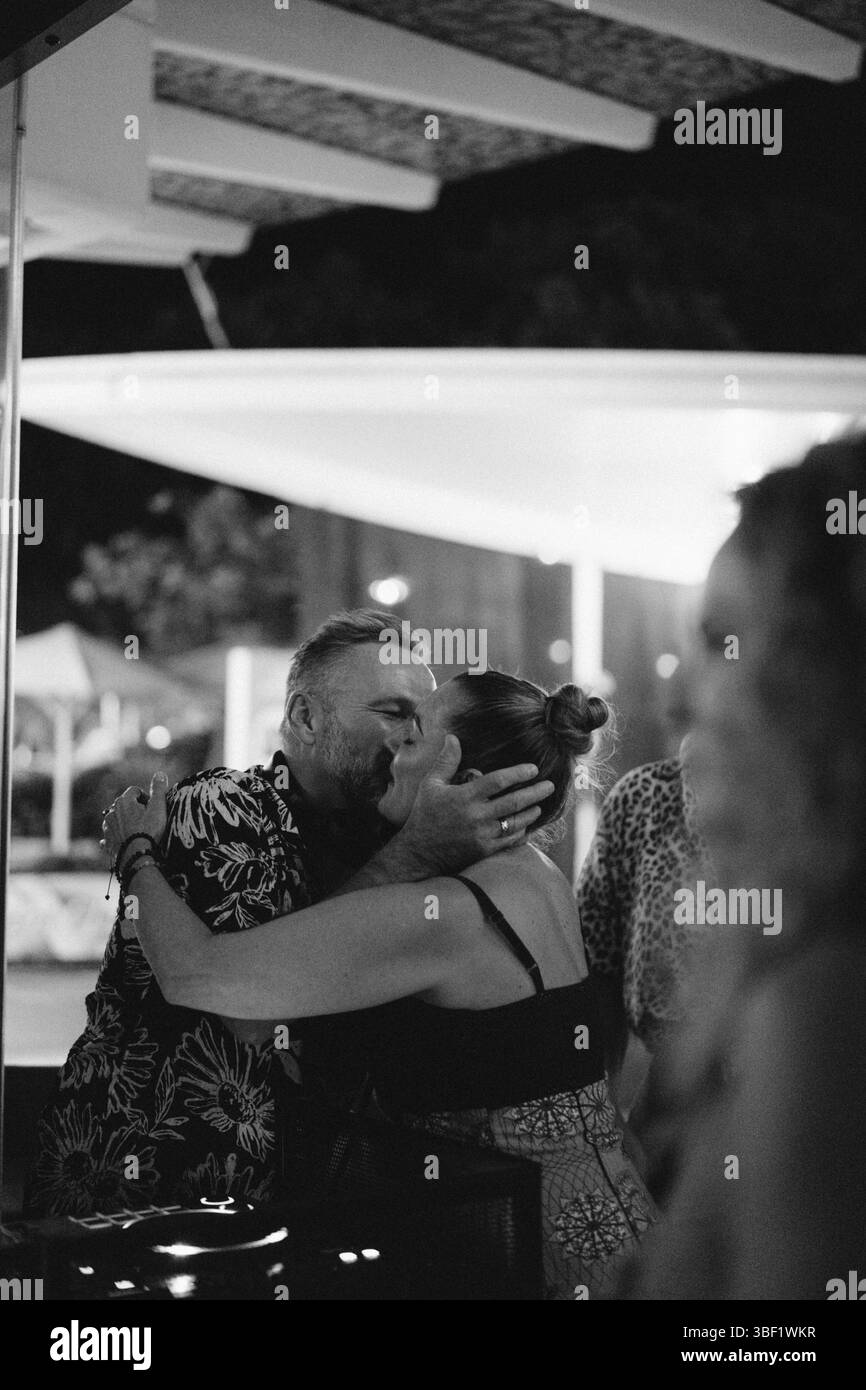 Party cheerful Black and White Stock Photos & Images - Alamy