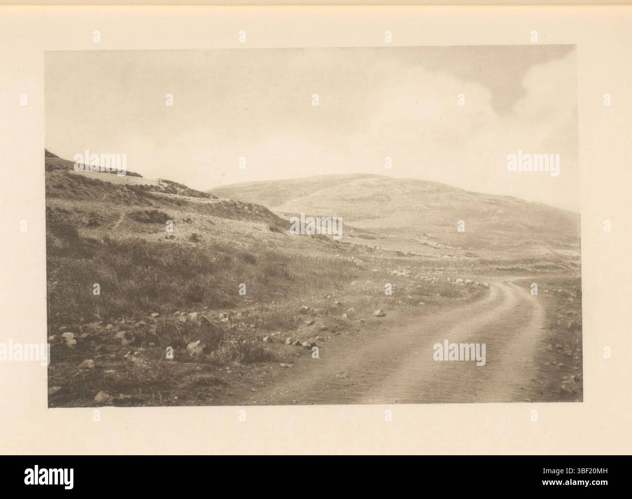 Palestine, Face on Mount Ebal in Palestine, opposite print - printed ...