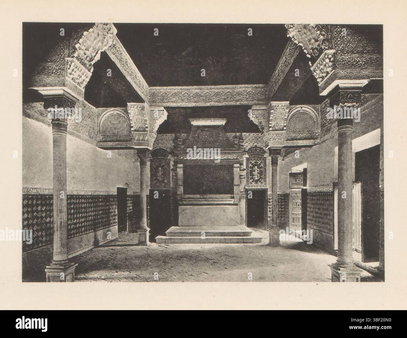 Alhambra, Interior of the Mosque of the Alhambra, Interior of a mosque ...