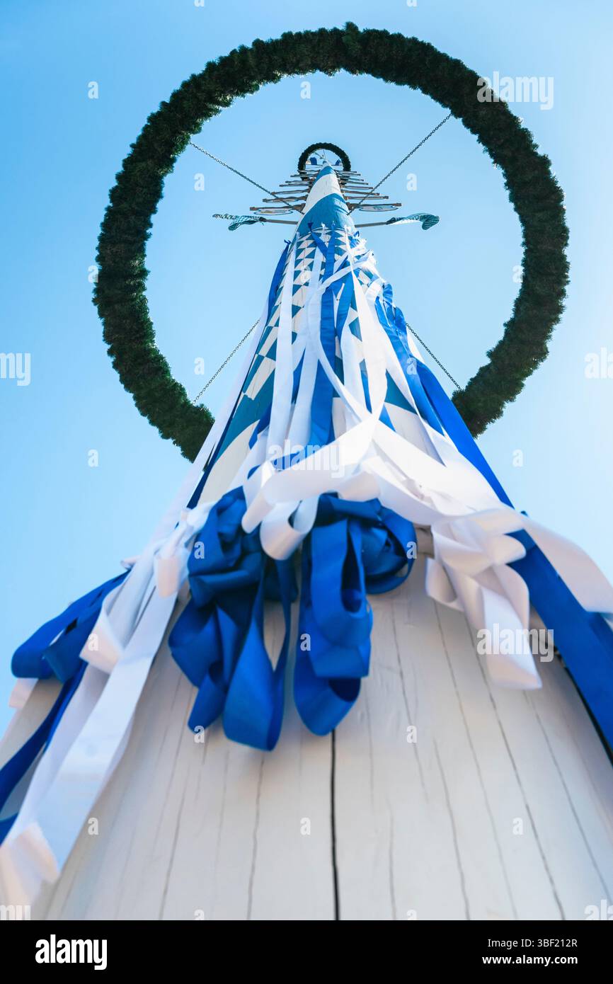 The top of a bavarian maypole hi-res stock photography and images - Alamy