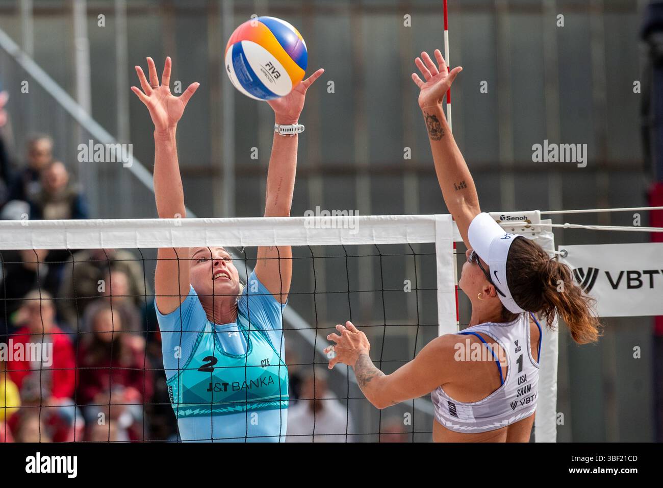 Ostrava, Czech Republic. 30th May, 2025. From left Marie-Sara Stochlova ...