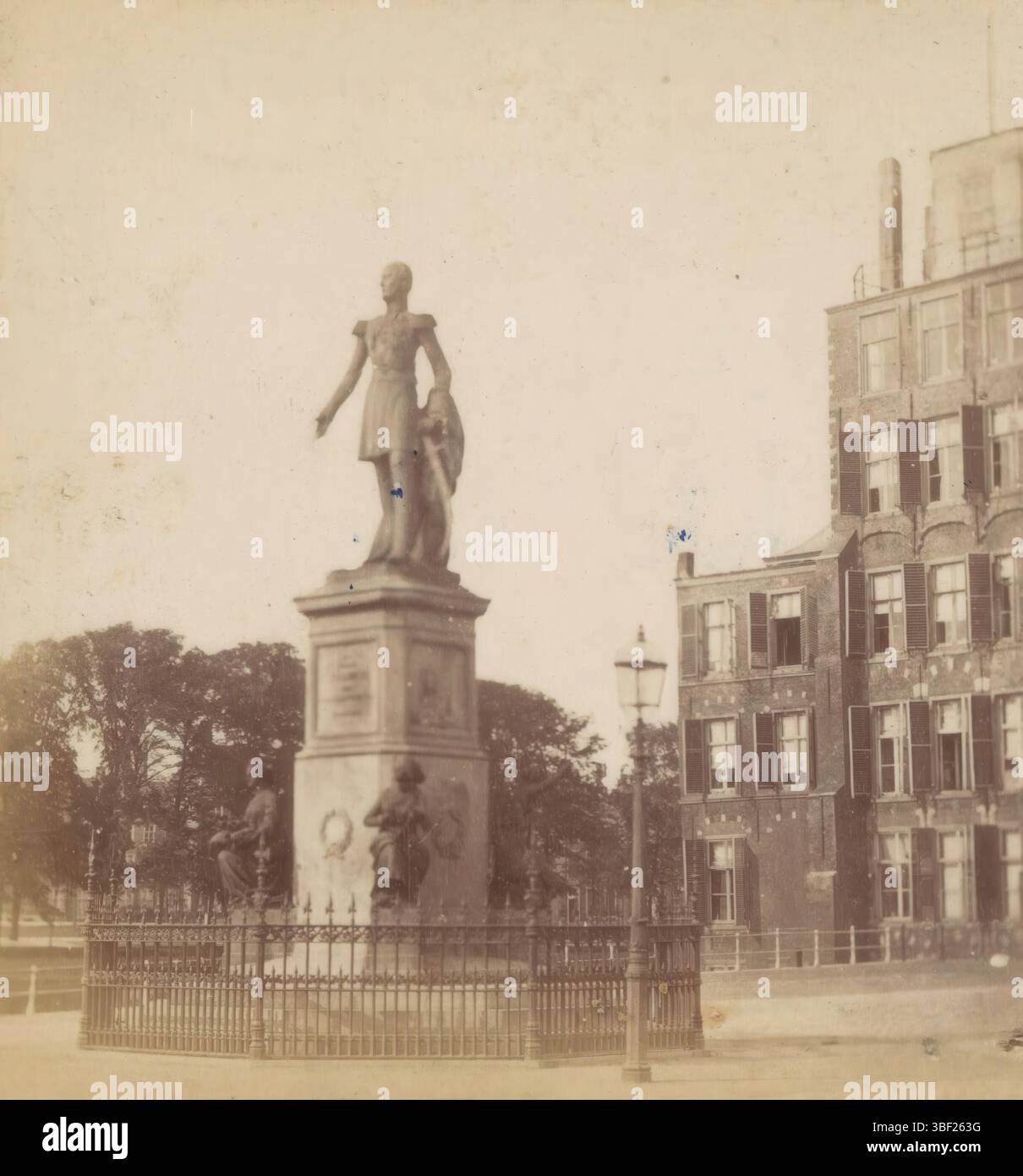 The Hague, View of the statue of Willem II in The Hague, The Hague ...
