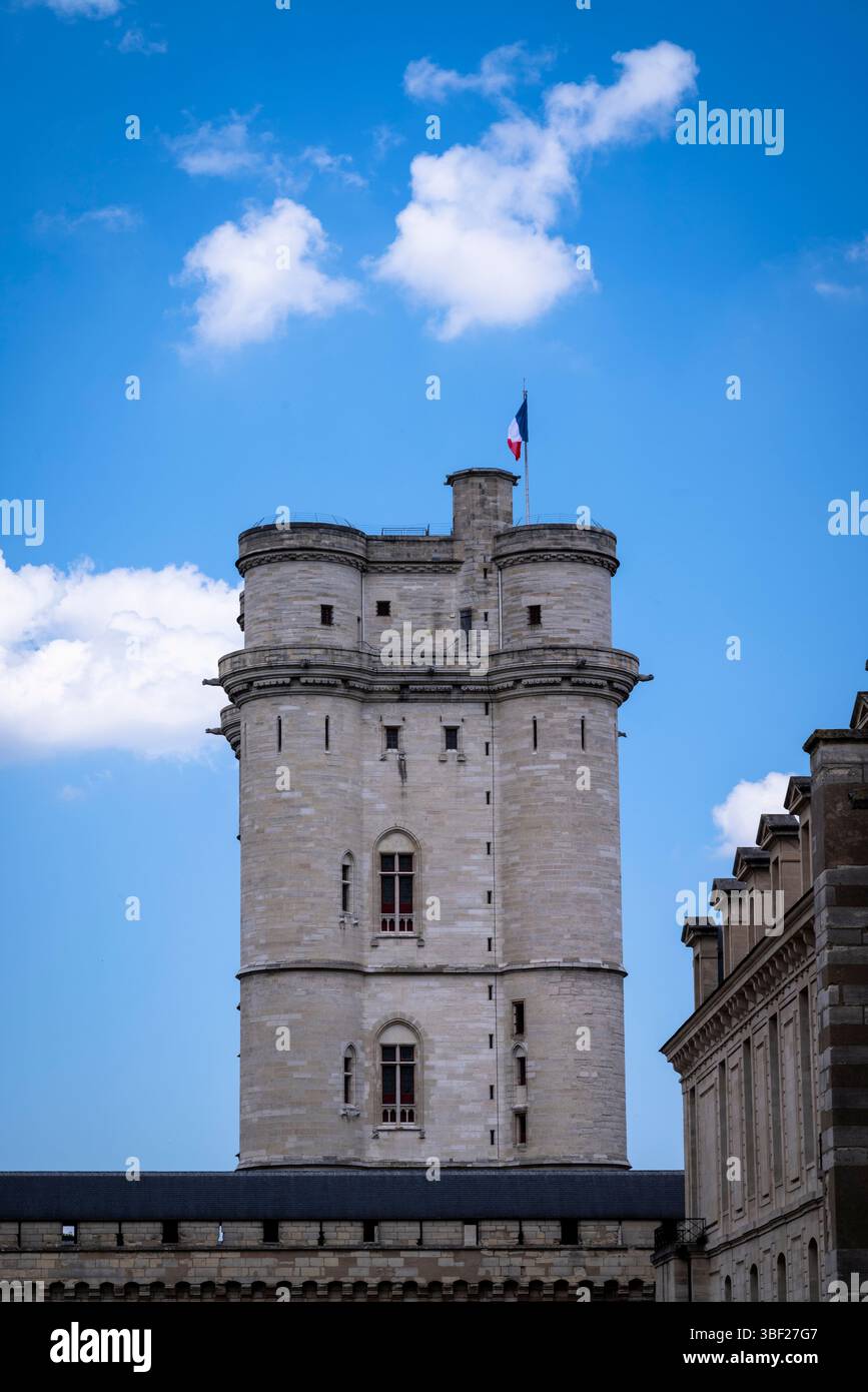 The Keep, Château de Vincennes, a former fortress and royal residence ...