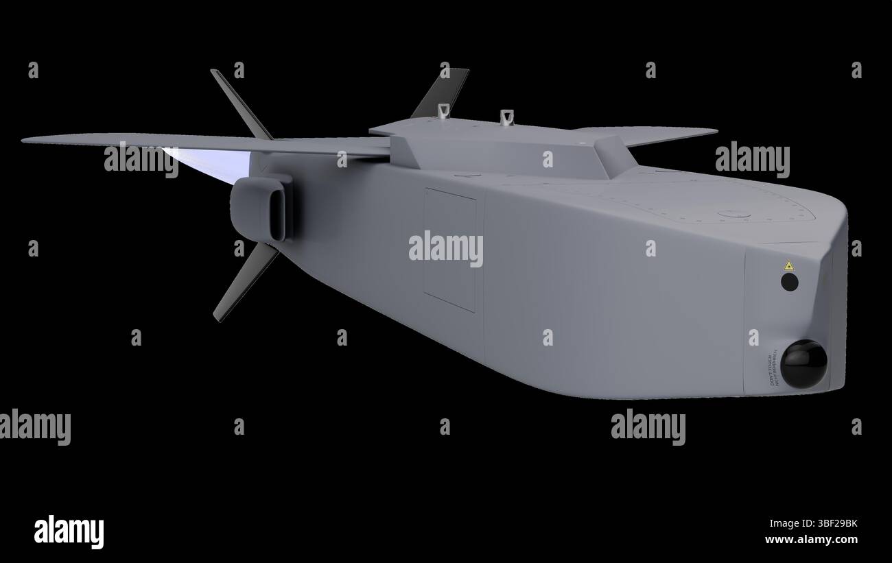 Modern bunker buster missile in flight Stock Photo - Alamy