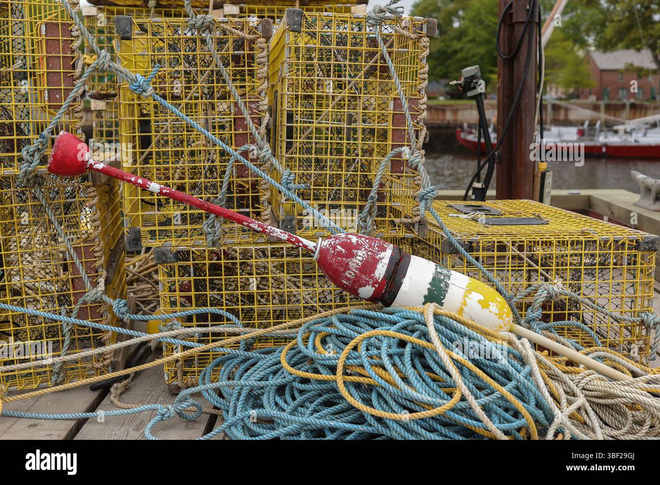 The Commercial Pier in Portsmouth is always busy year round. Traps ...