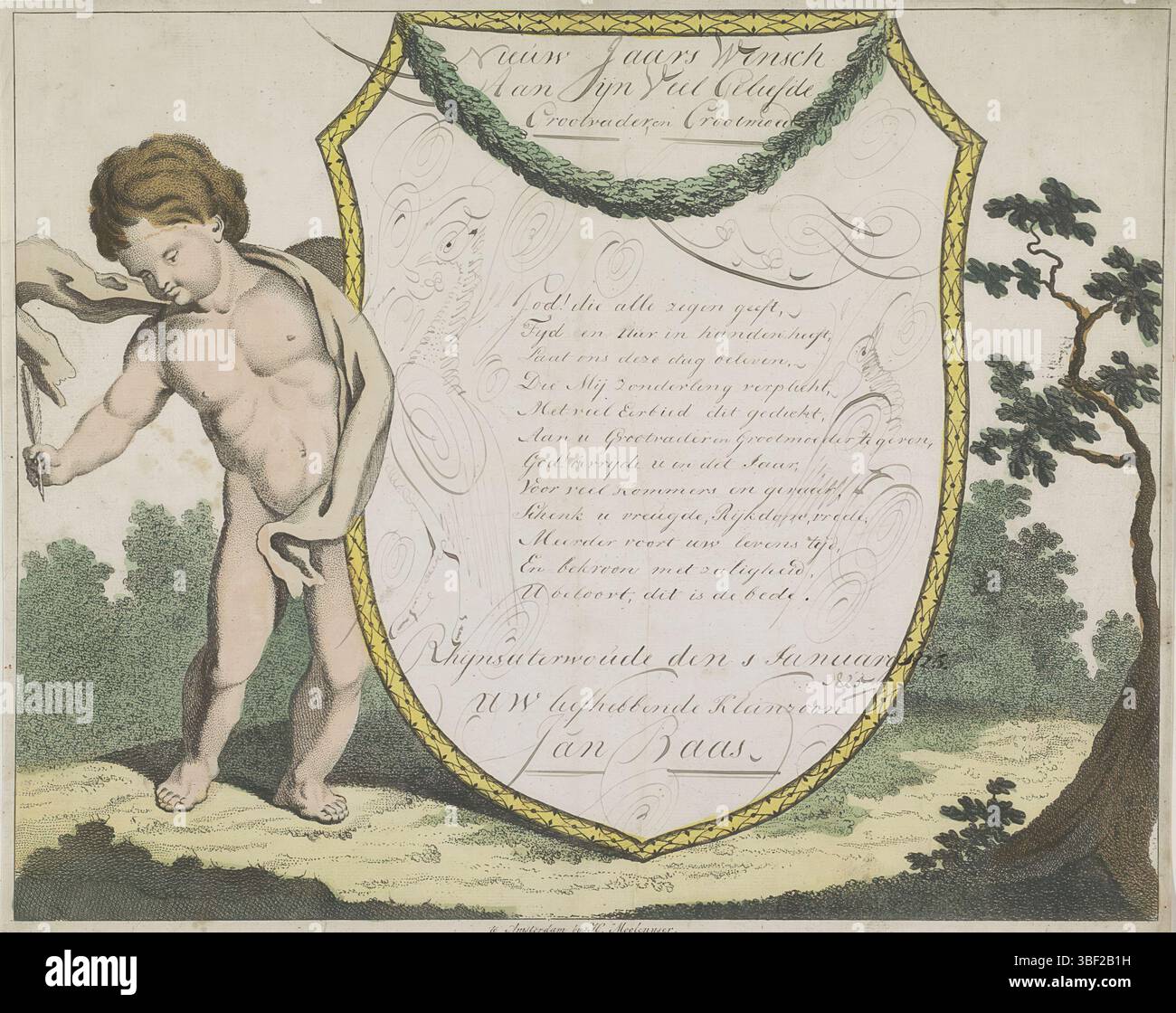 Overschrift cartouche binnen een decorative frame hi-res stock ...