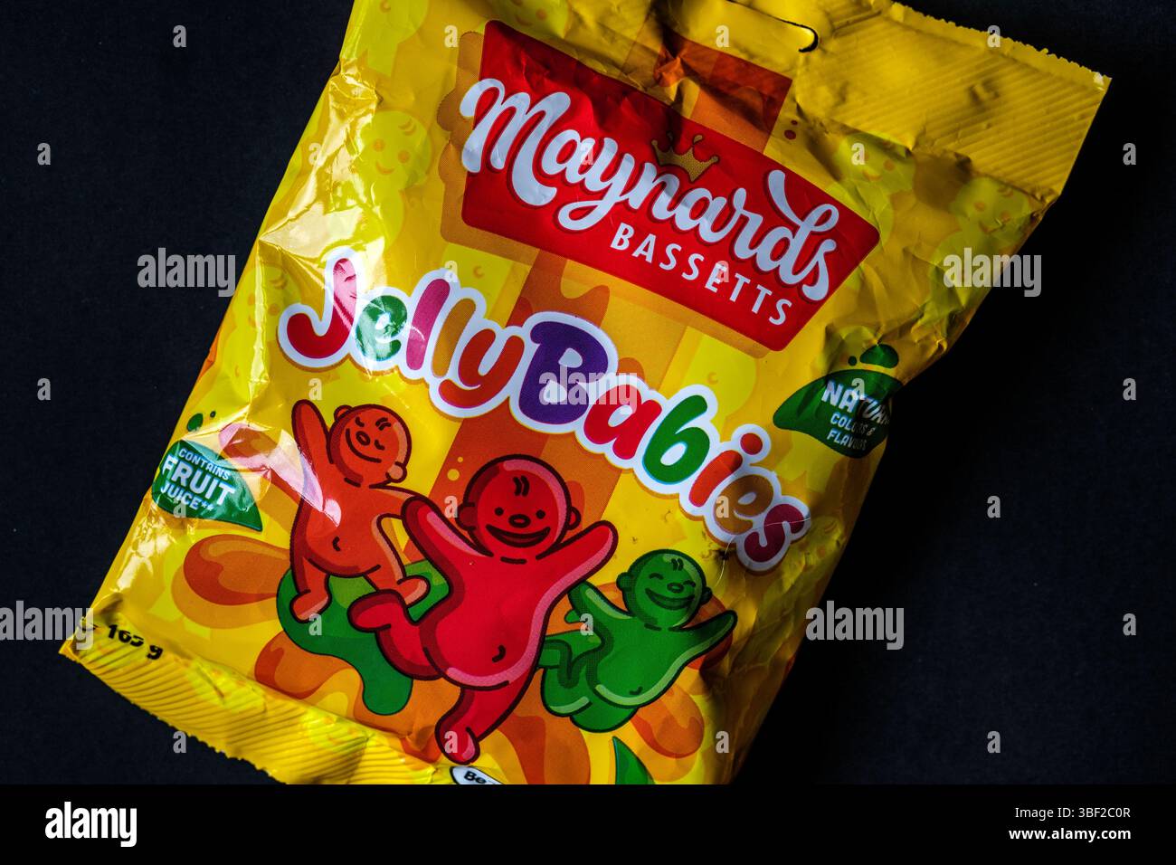 London UK, May 30 2025, Maynards Bassetts Fruit Flavoured Soft Jelly ...