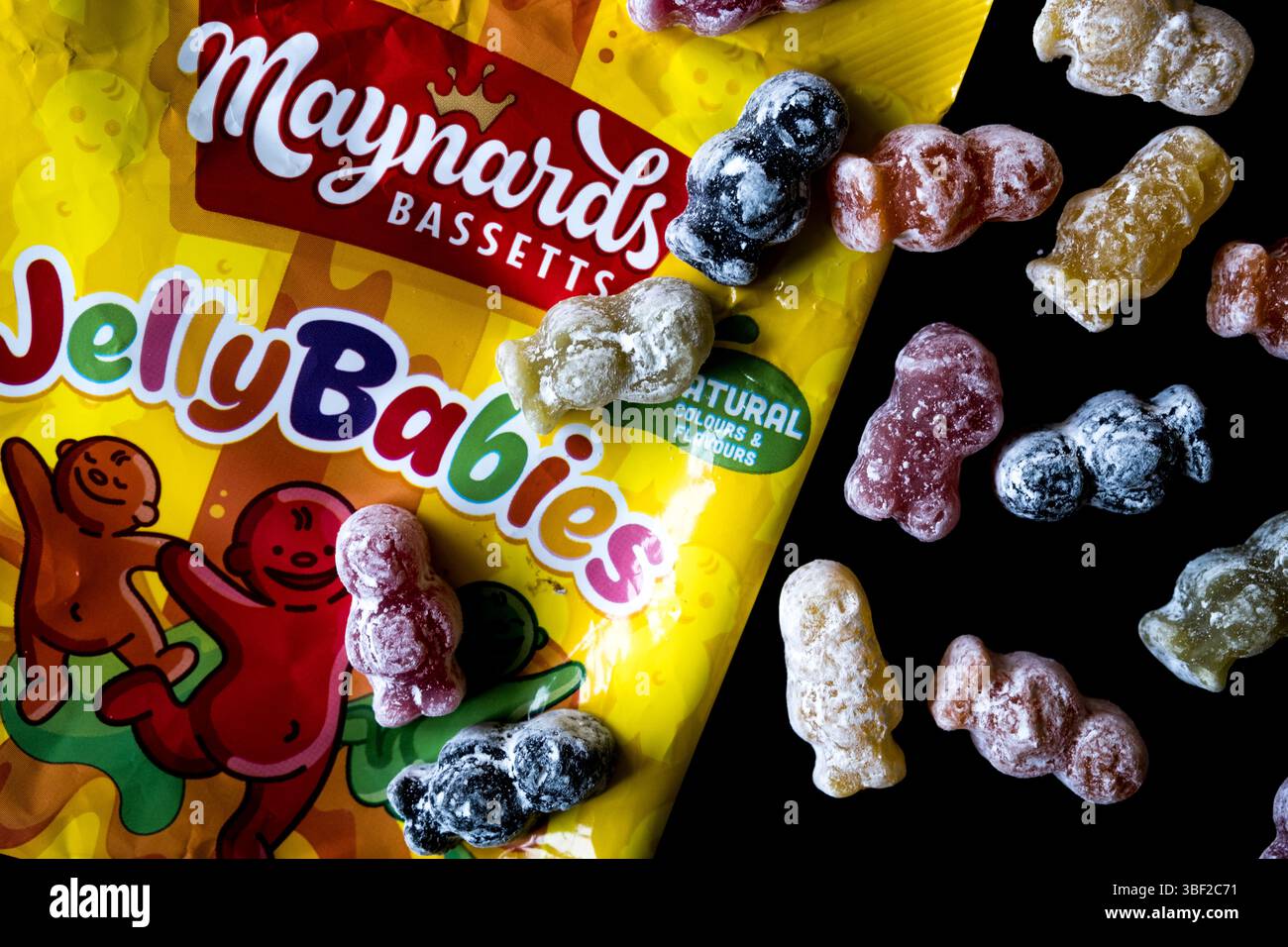 London UK, May 30 2025, Maynards Bassetts Fruit Flavoured Soft Jelly ...