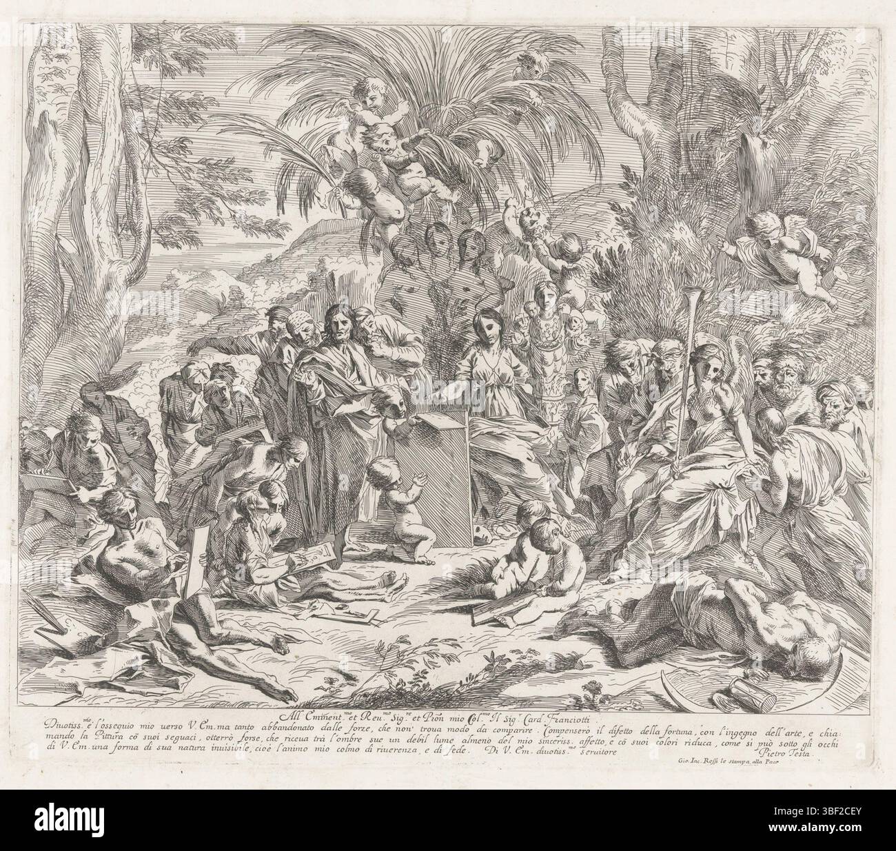 Rome, Rossi, Giovanni Giacomo de', Italy, Testa, Pietro ...