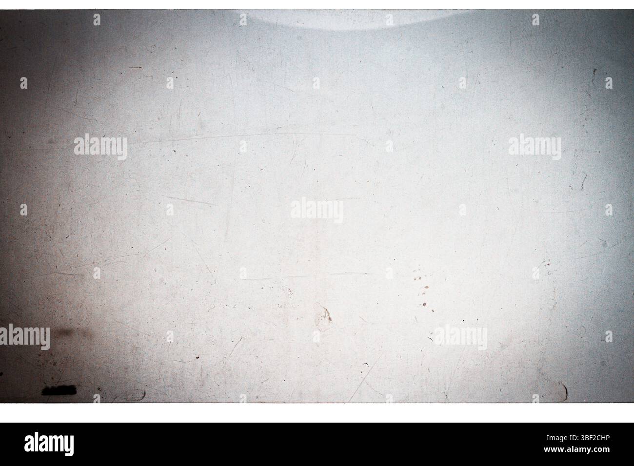 Grungy color 120mm negative film isolated on white background. Medium ...
