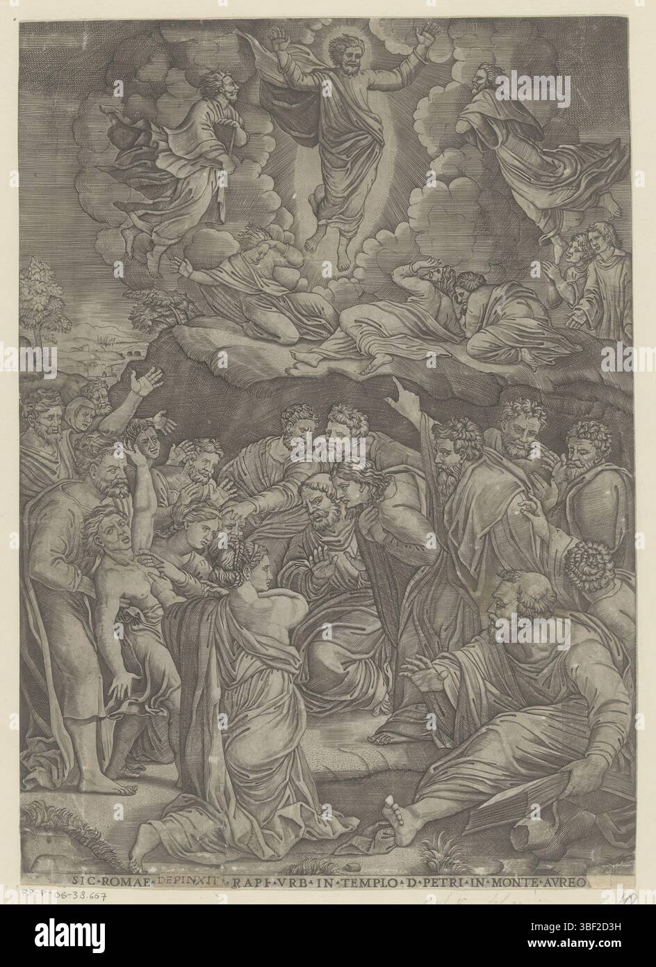 Italy, Raphael, Italy, Transfiguration of Christ on Mount Tabor, verso ...