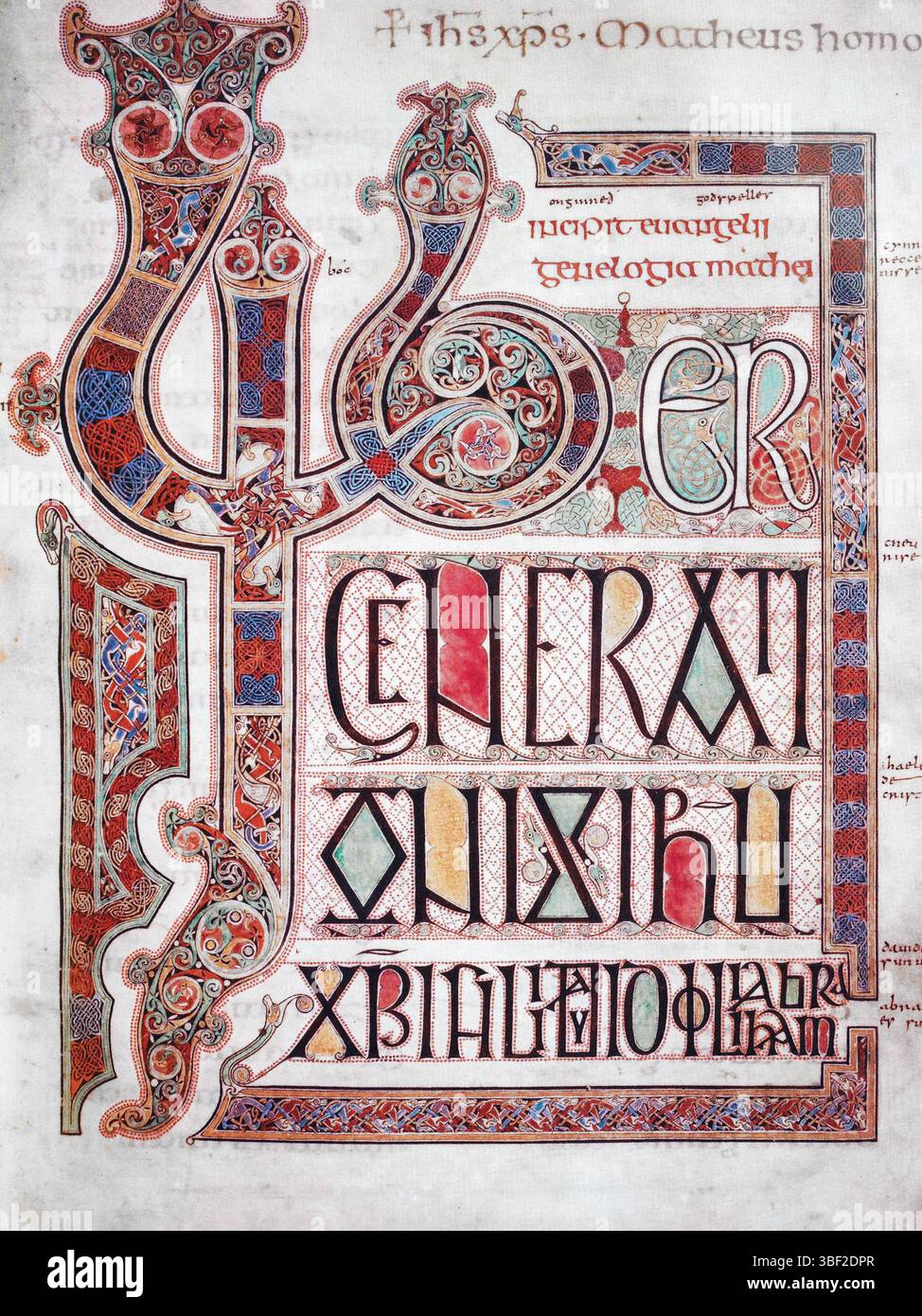 Anglo saxon gospel hi-res stock photography and images - Alamy