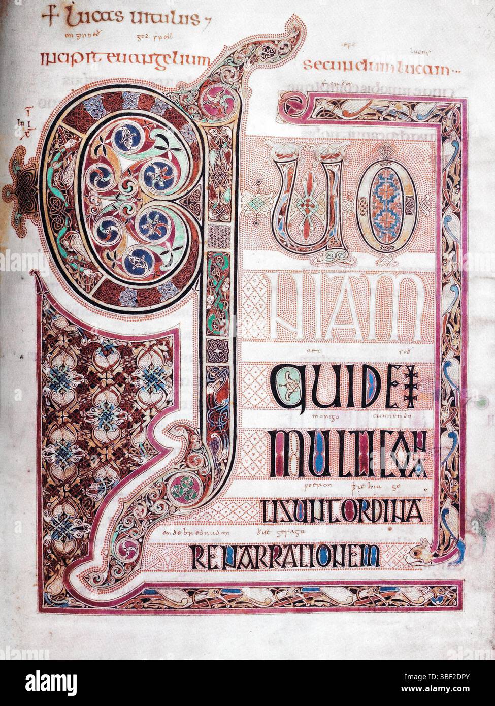 Anglo saxon gospel hi-res stock photography and images - Alamy