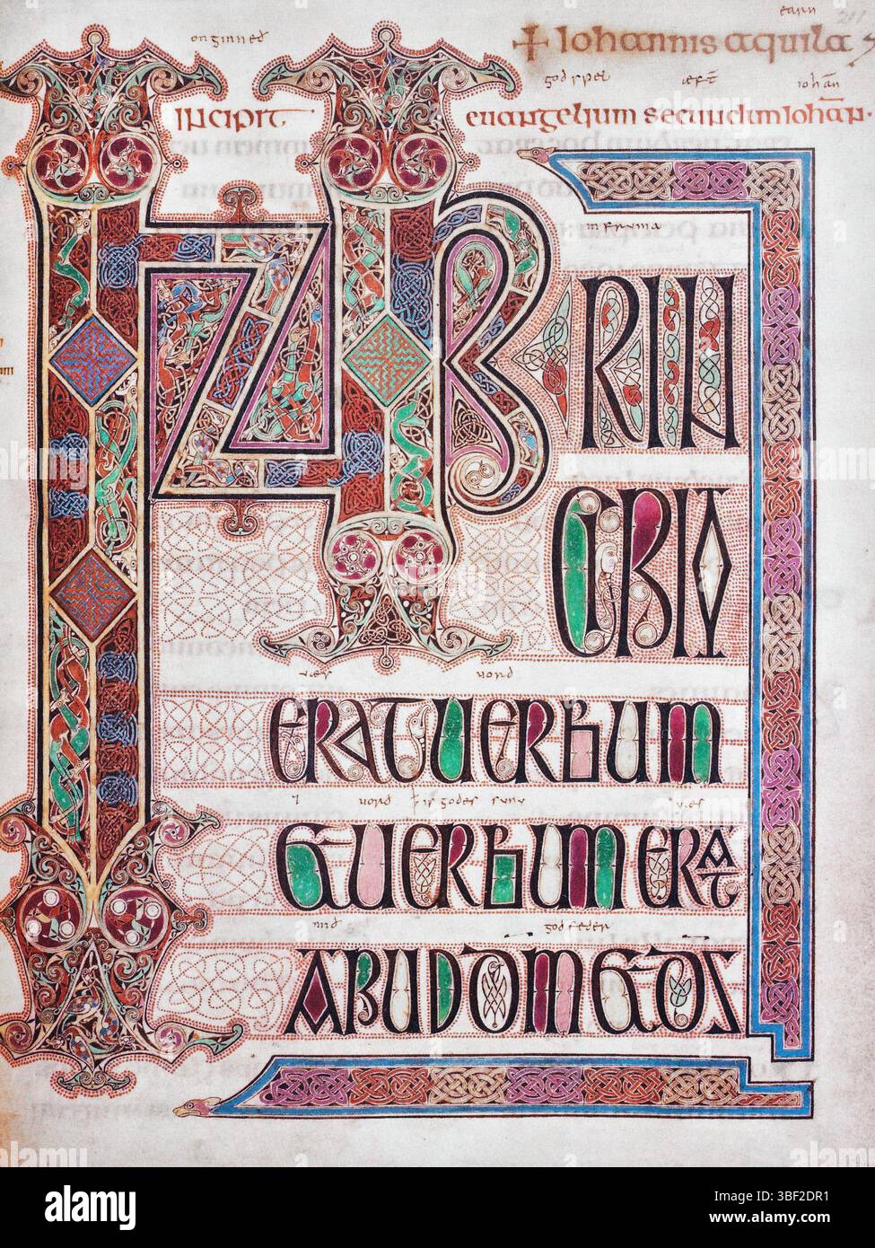 Anglo saxon gospel hi-res stock photography and images - Alamy