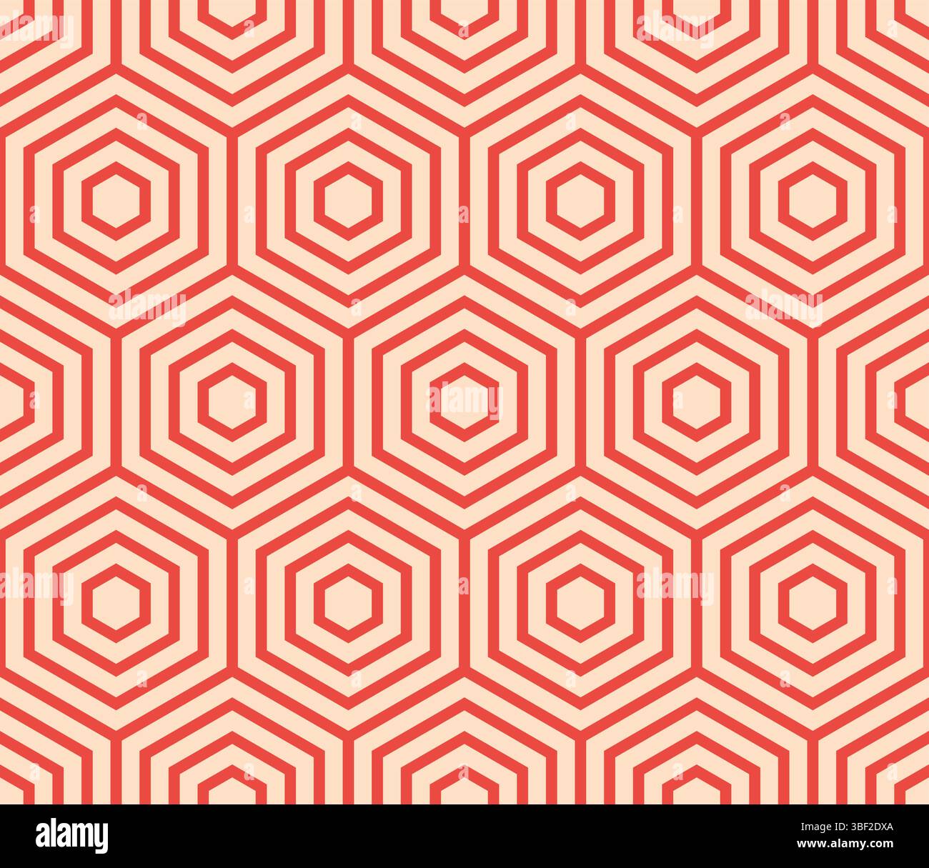 Vector seamless design. Cinnabar color on matching background. Simple ...