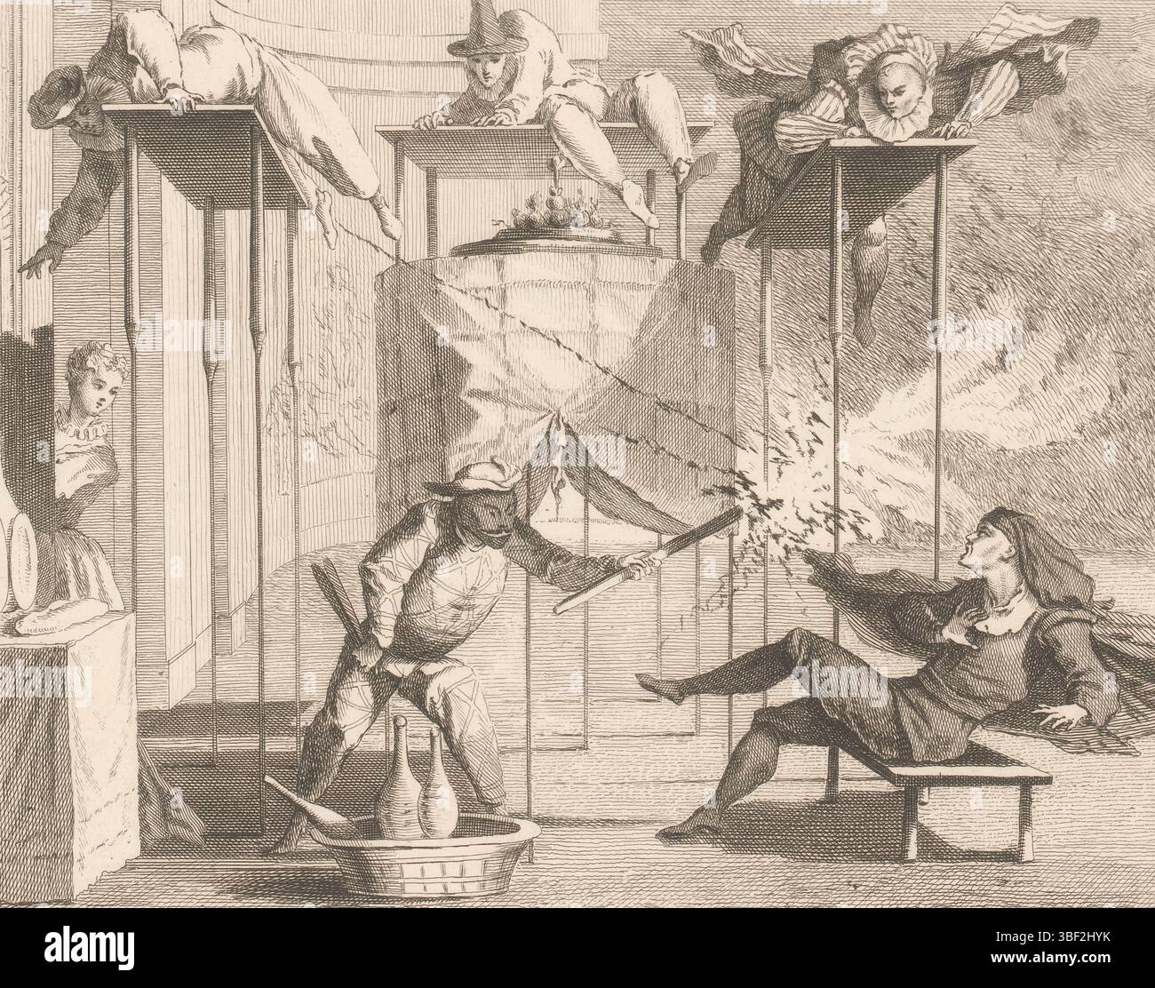 Scene uit de commedia dellarte hi-res stock photography and images - Alamy