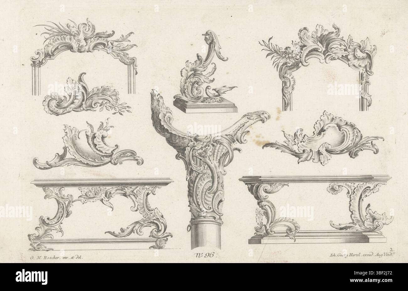 Rocaille mirrors hi-res stock photography and images - Alamy