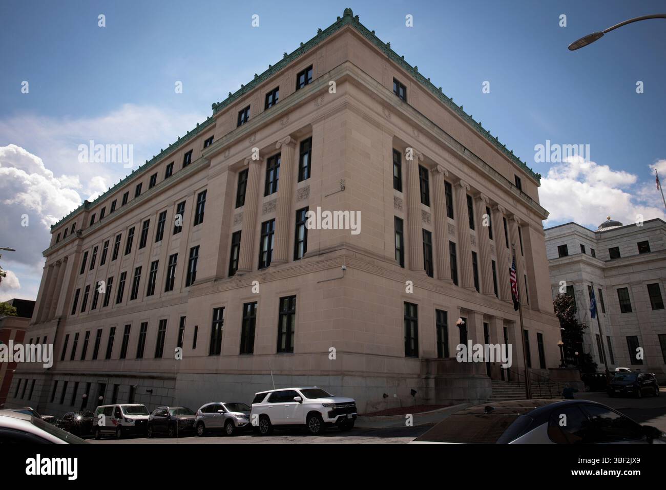 Exterior View of the Albany County Courthouse in Albany, N.Y., on ...