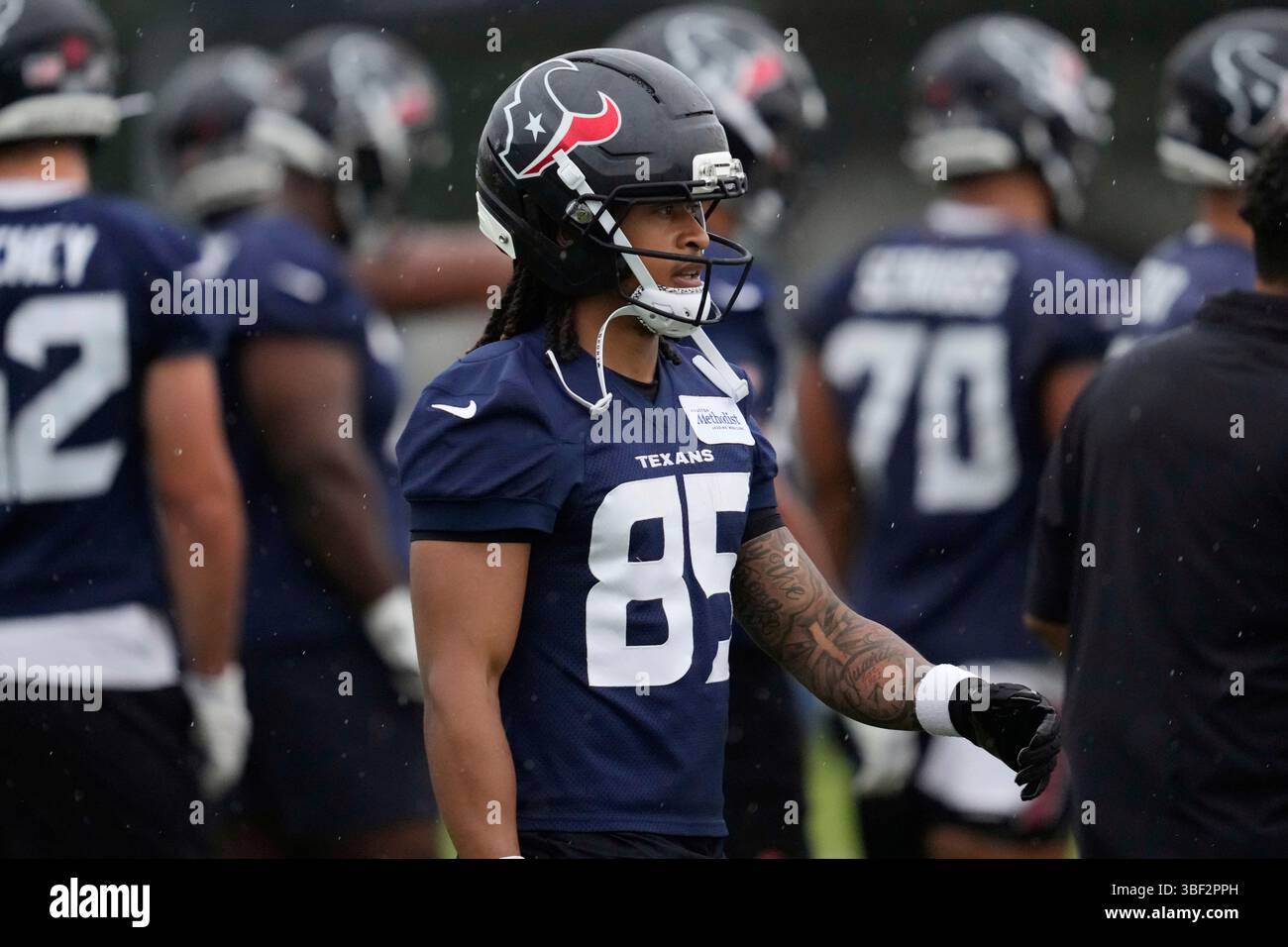 Houston Texans wide receiver Daniel Jackson works out during NFL ...