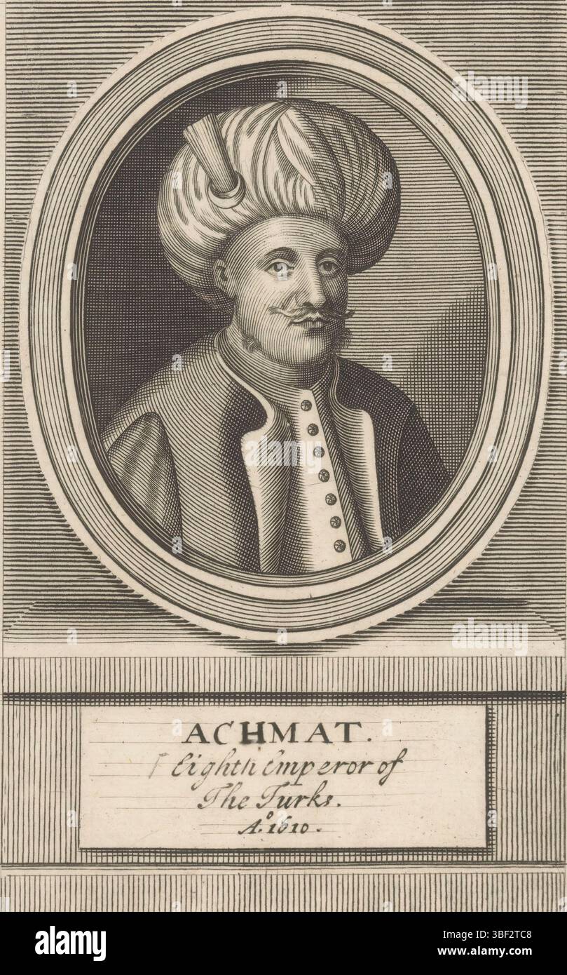 Portrait of Ahmed I, Sultan of the Ottoman Empire, Portrait of Ahmed I ...