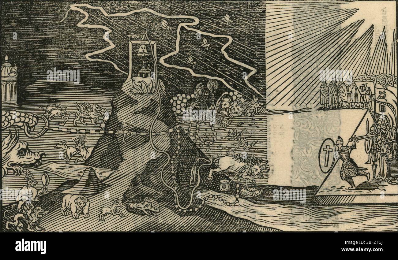 Nederlanden, Spotprent op Jacobus Taurinus, 1615, Spotprent op de ...