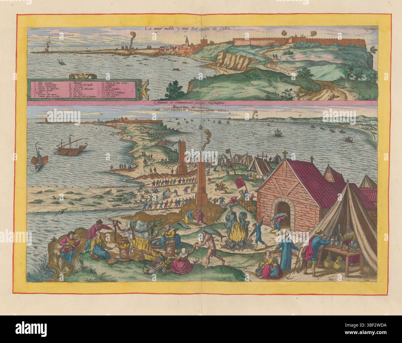 The Hague, Beeck, Anna, Cádiz, Hoefnagel, Joris, Cologne, Hogenberg ...
