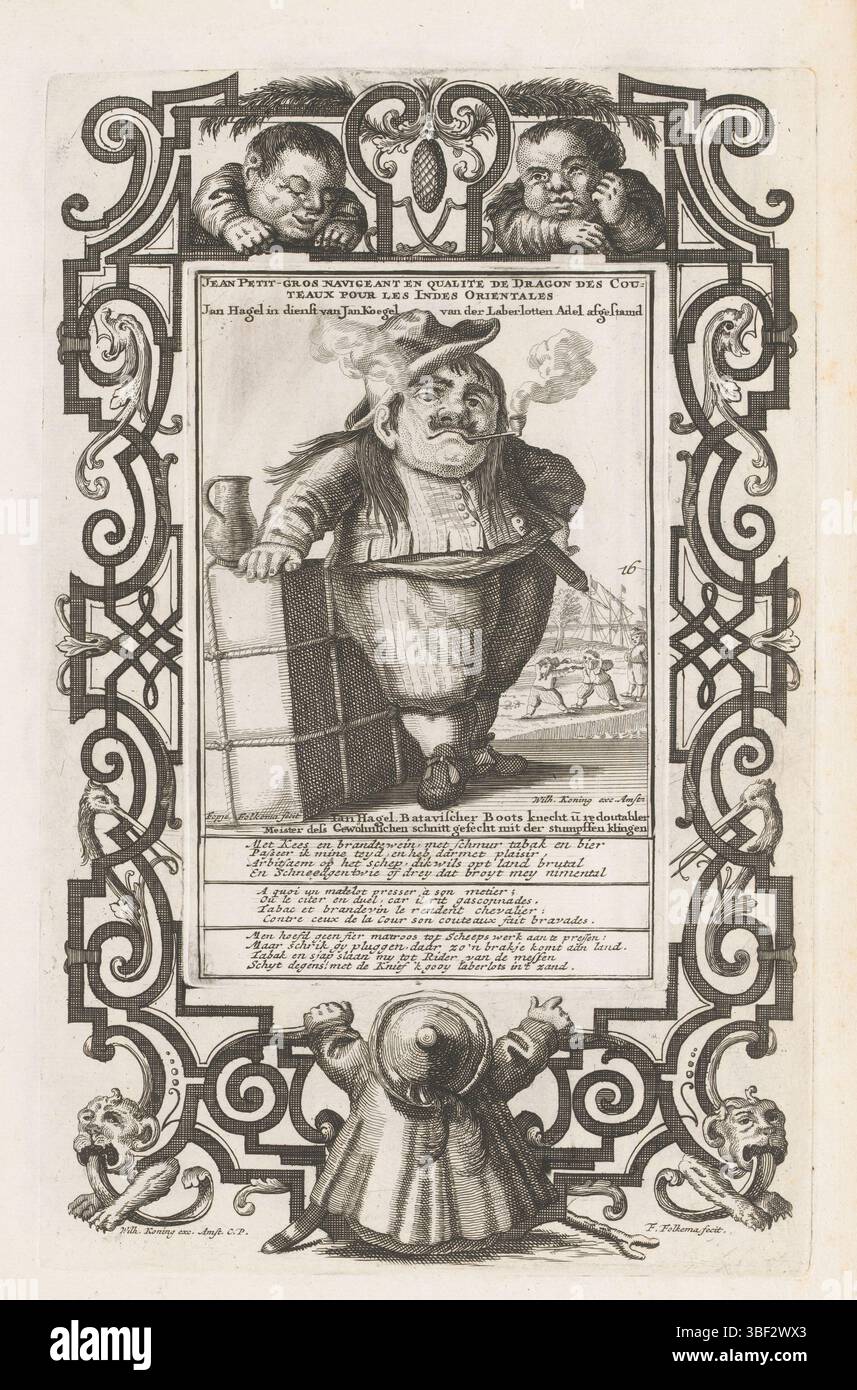 Jean petit gros navigeant en qualite de dragon des couteaux hi-res ...