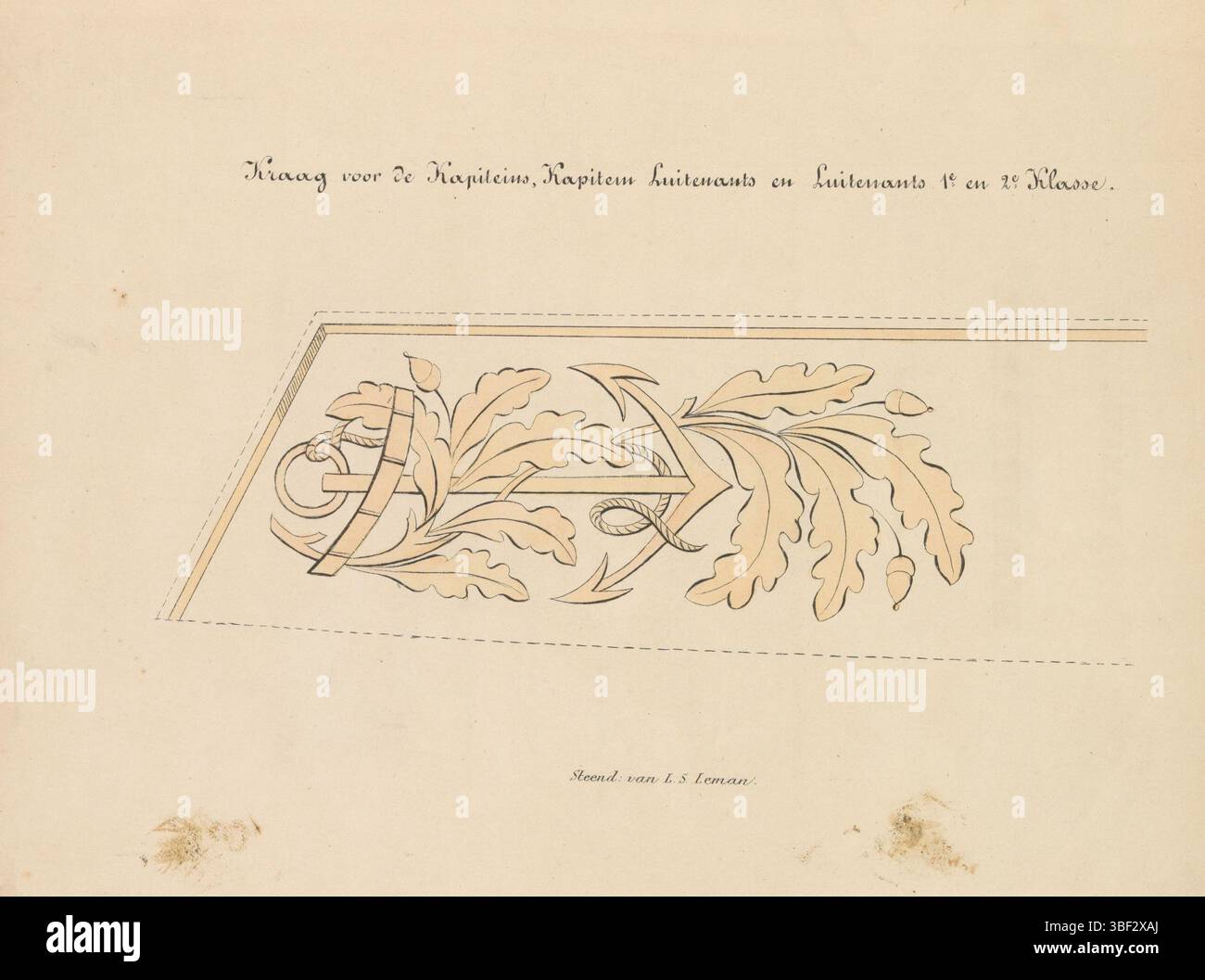 Amsterdam, Leman, Louis Salomon, Netherlands, Marine. Embroidery of the ...