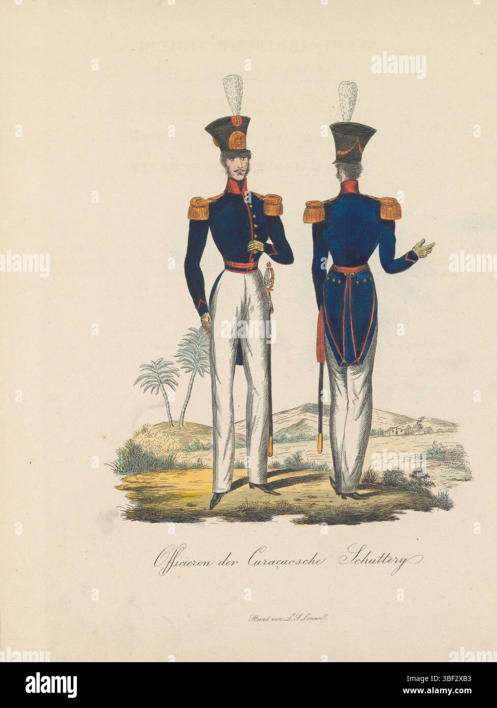 Amsterdam, Leman, Louis Salomon, Netherlands, Officers of the Curaçao ...