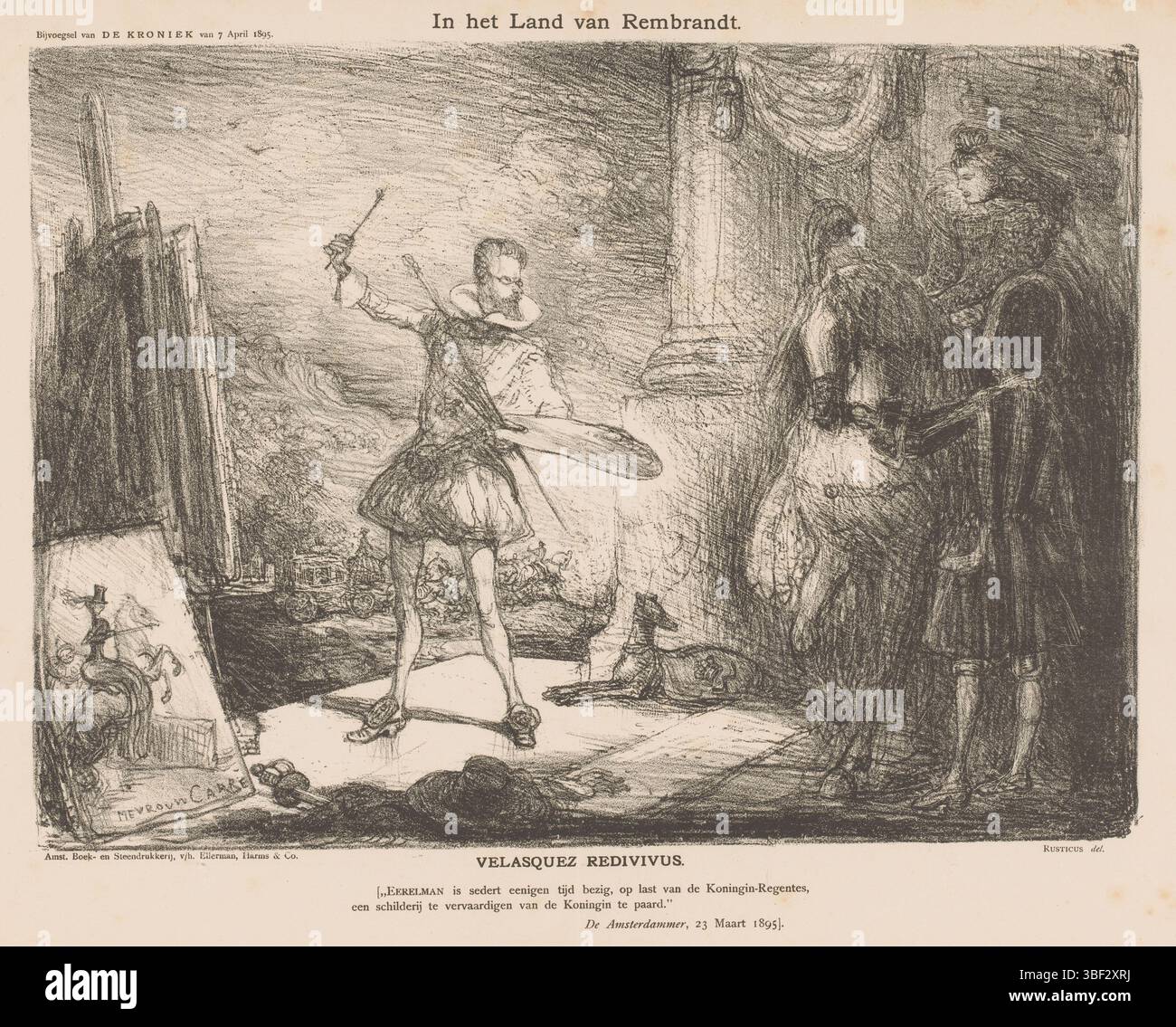 Amsterdam, Bauer, Marius, 'In het Land van Rembrandt', Amsterdam, Print ...