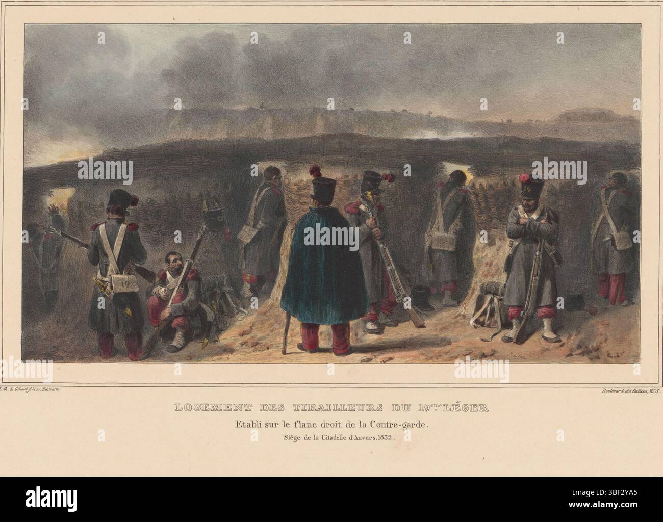 Paris, Gilhaut Frères, Paris, France, Raffet, Denis Auguste Marie ...