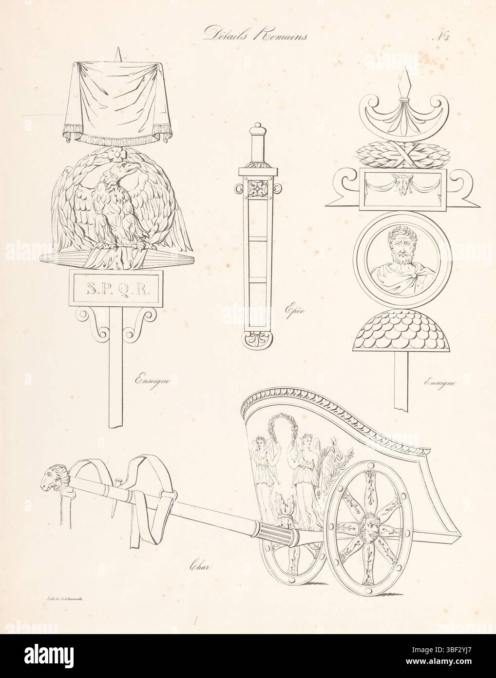 Drawing examples roman objects hi-res stock photography and images - Alamy
