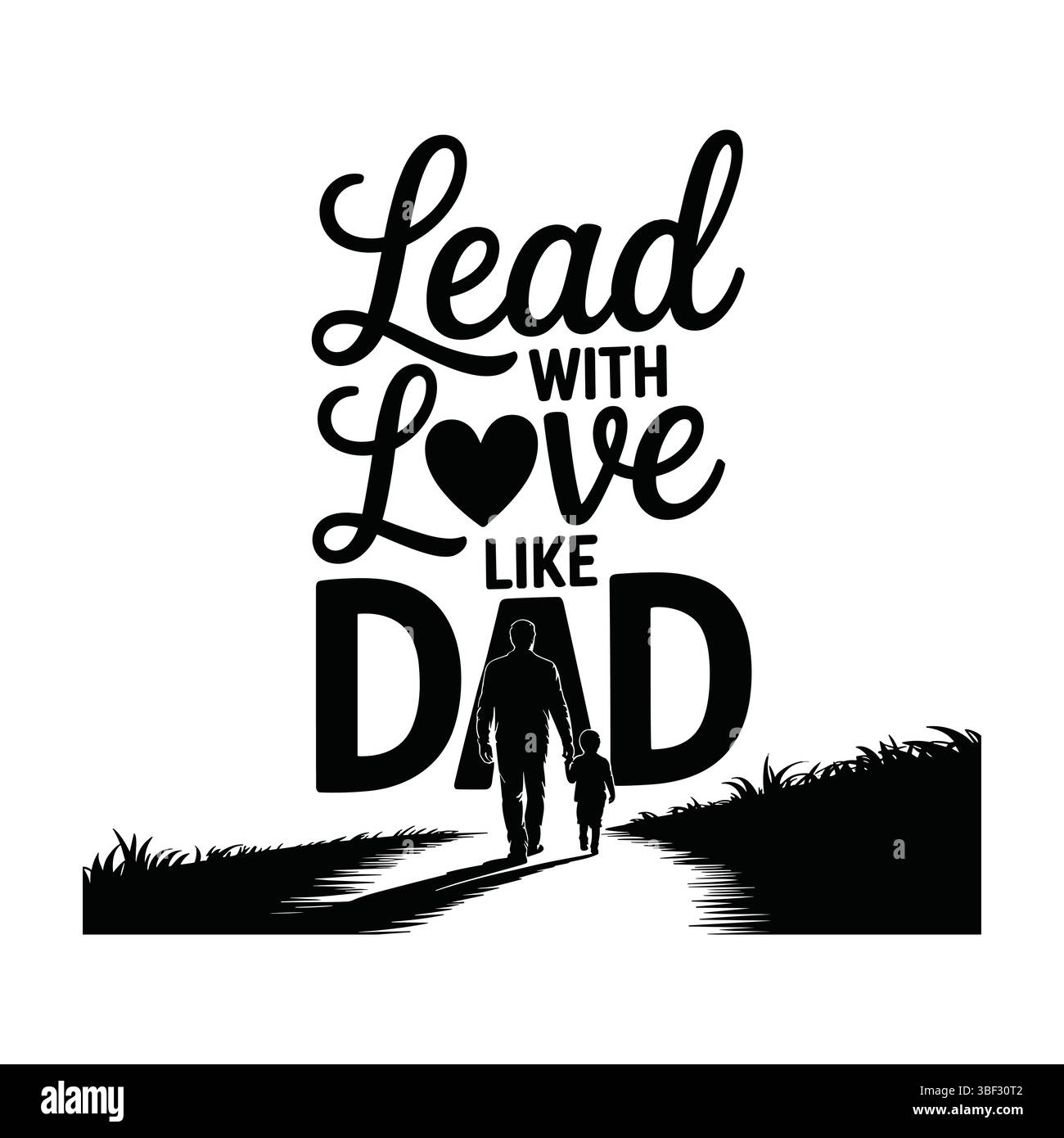 Fatherly love illustration hi-res stock photography and images - Alamy