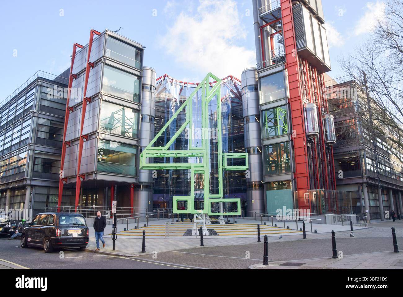London, UK. 9th January 2024. Exterior view of the Channel 4 ...