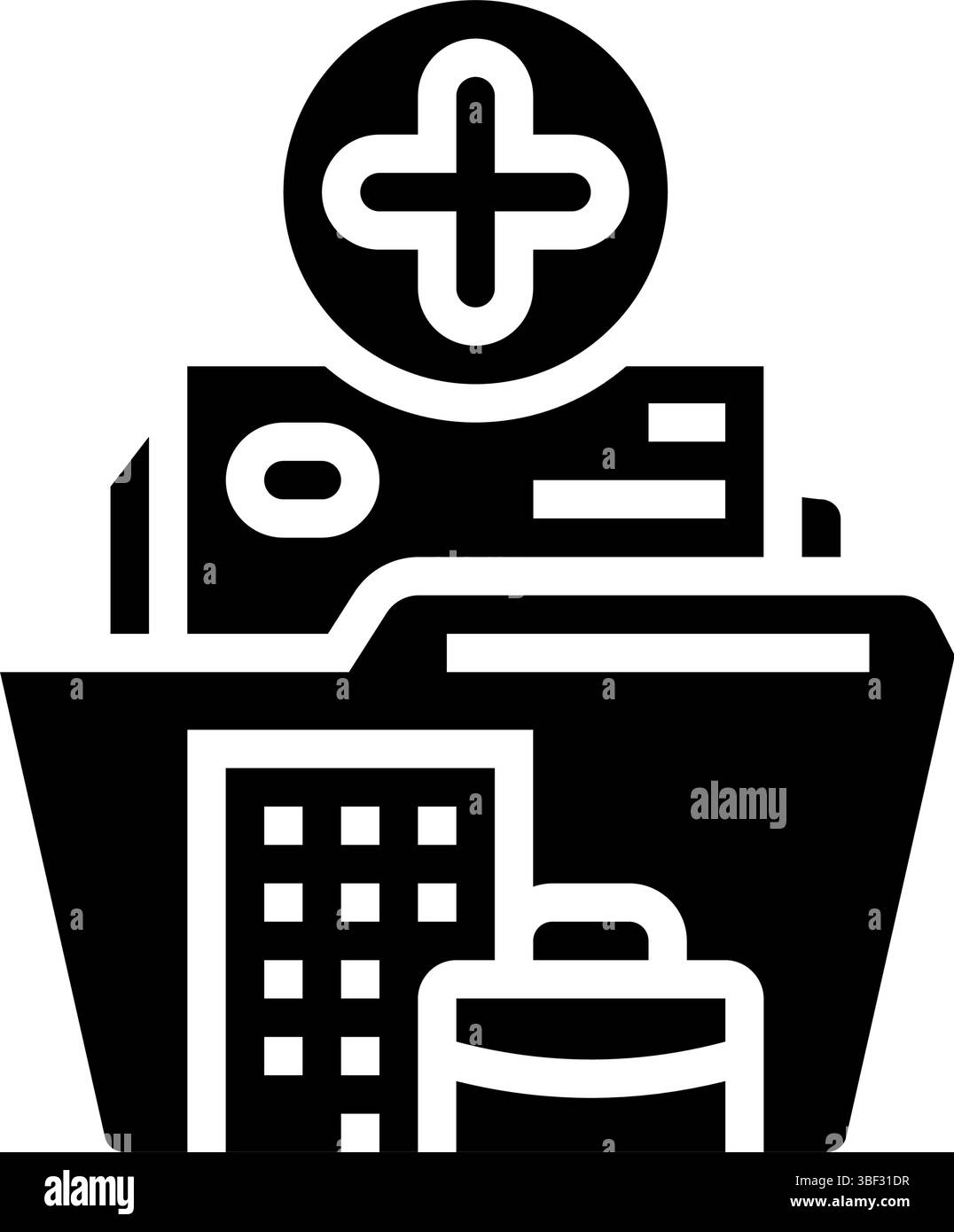 employee value proposition strategy head hunting glyph icon vector ...