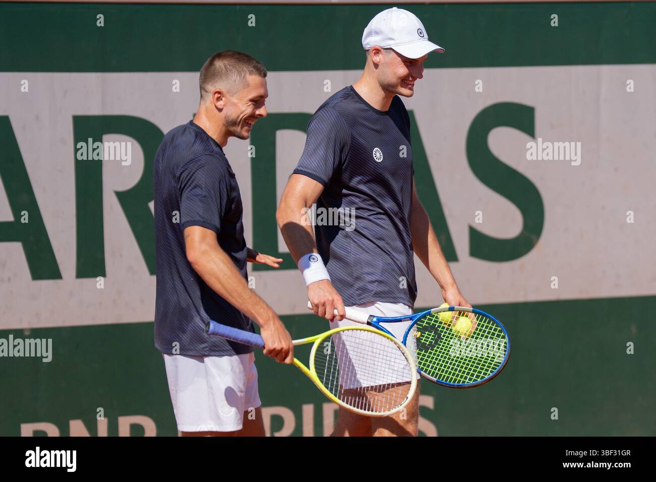 PARIS, FRANCE - MAY 30: Jakob Schnaitter of Germany, Mark Wallner of ...