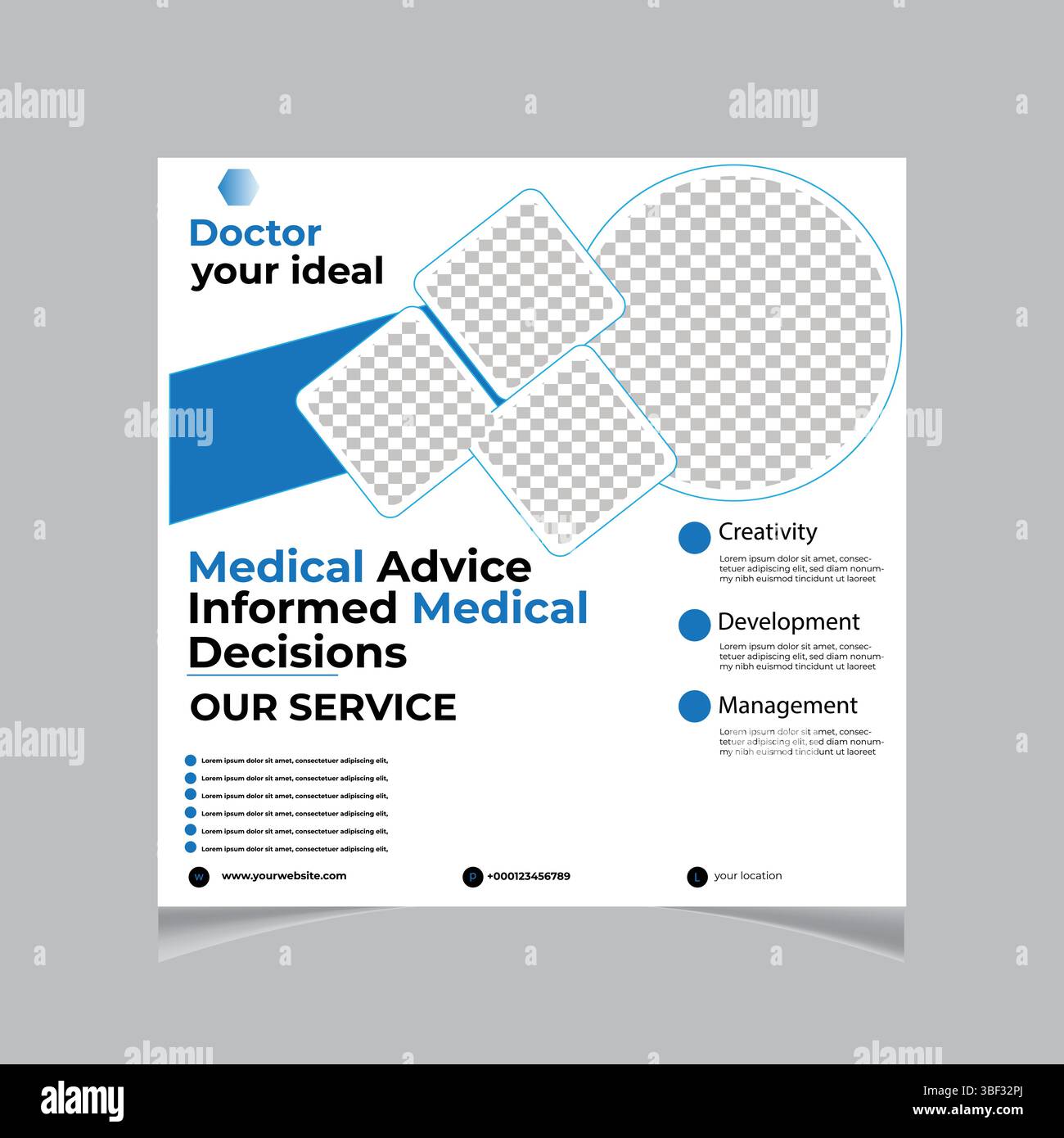Modern Medical Flyer Design for Informed Decisions ,or Modern Health ...