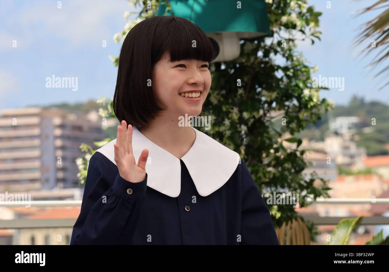 Cannes, France. 18th May, 2025. Suzuki Yui at the Renoir film photo call at the 78th Cannes Film ...