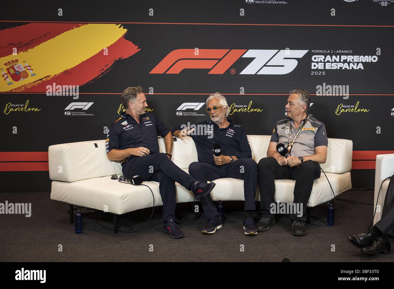 HORNER Christian (gbr), Team Principal of Red Bull Racing, BRIATORE Flavio (ita), Alpine F1 Team ...
