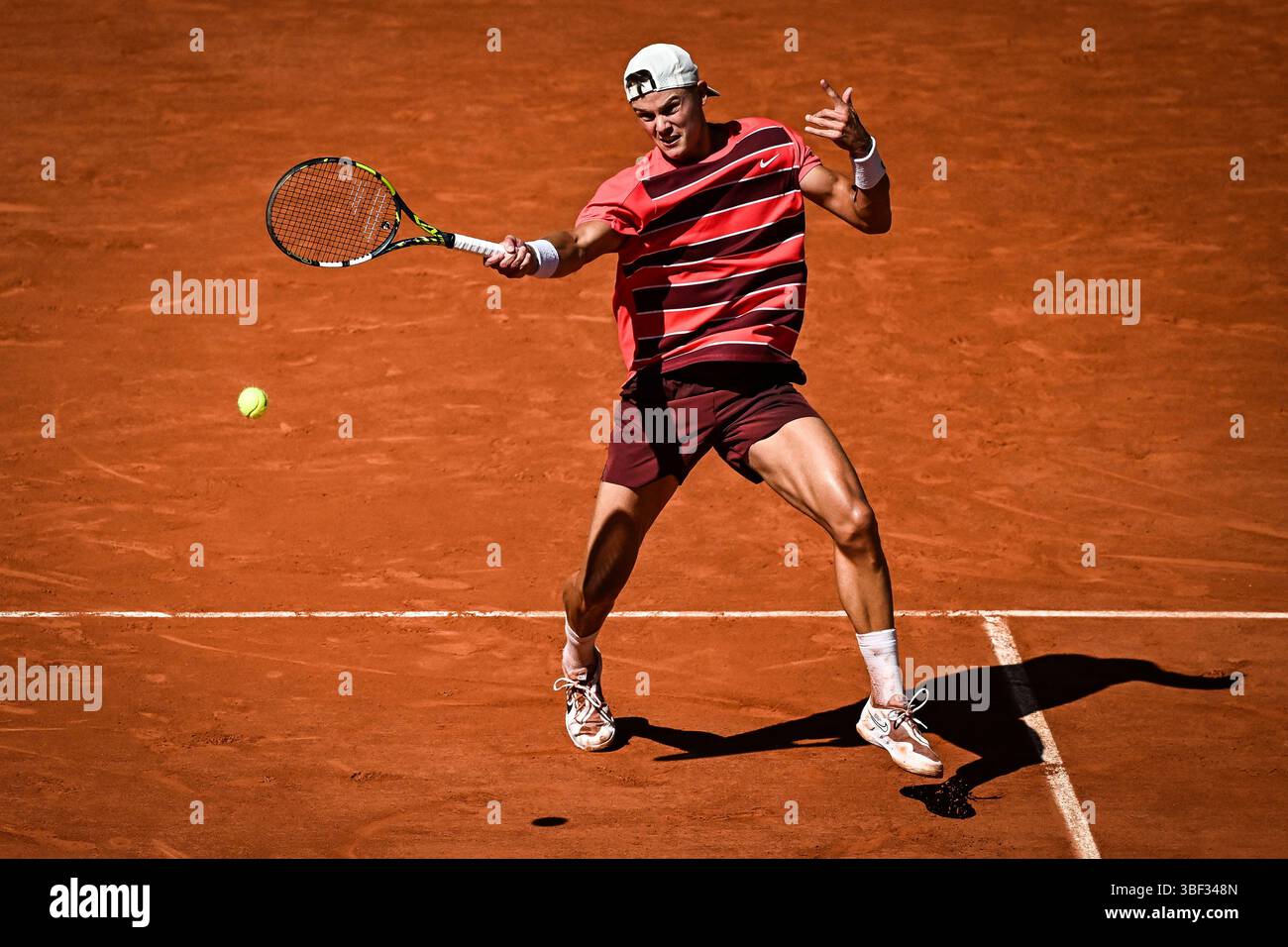 Holger RUNE of Denmark during the sixth day of the Roland-Garros 2025 ...
