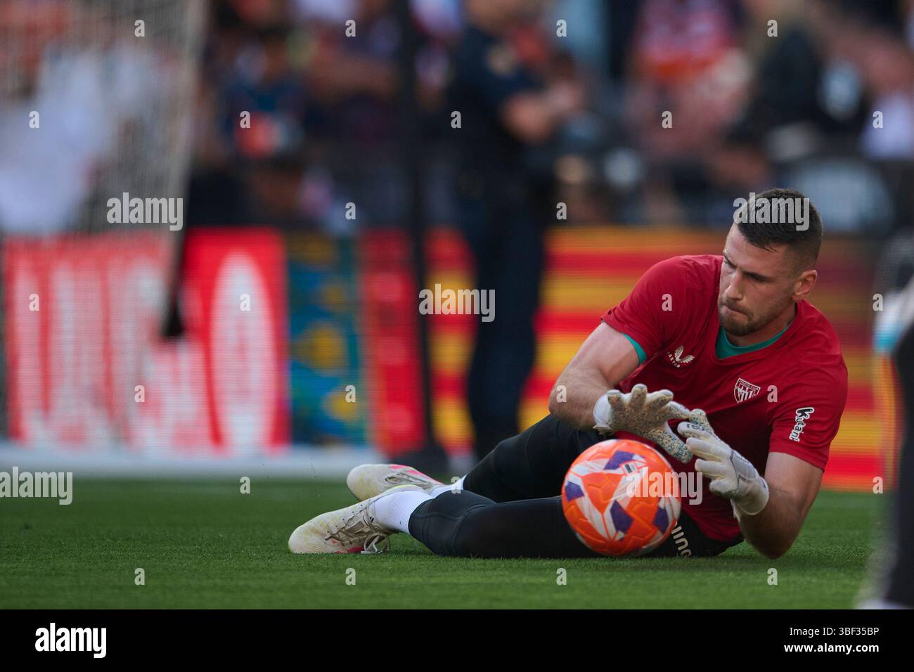 VALENCIA, SPAIN - MAY 18: Unai Simon Goalkeeper of Athletic Bilbao ...