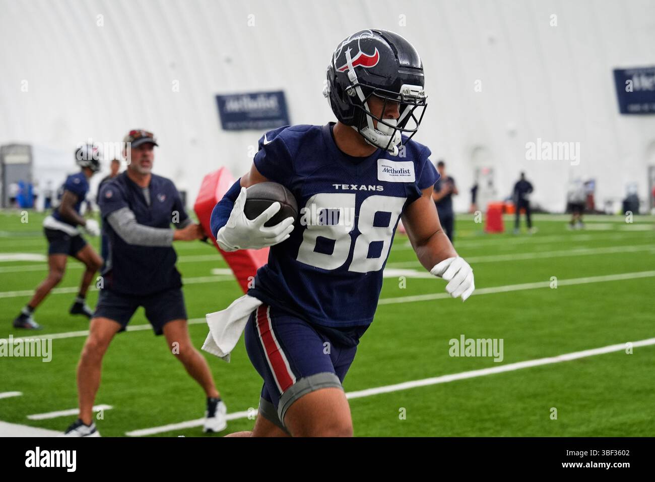 Houston Texans wide receiver Johnny Johnson III (88) works out during ...