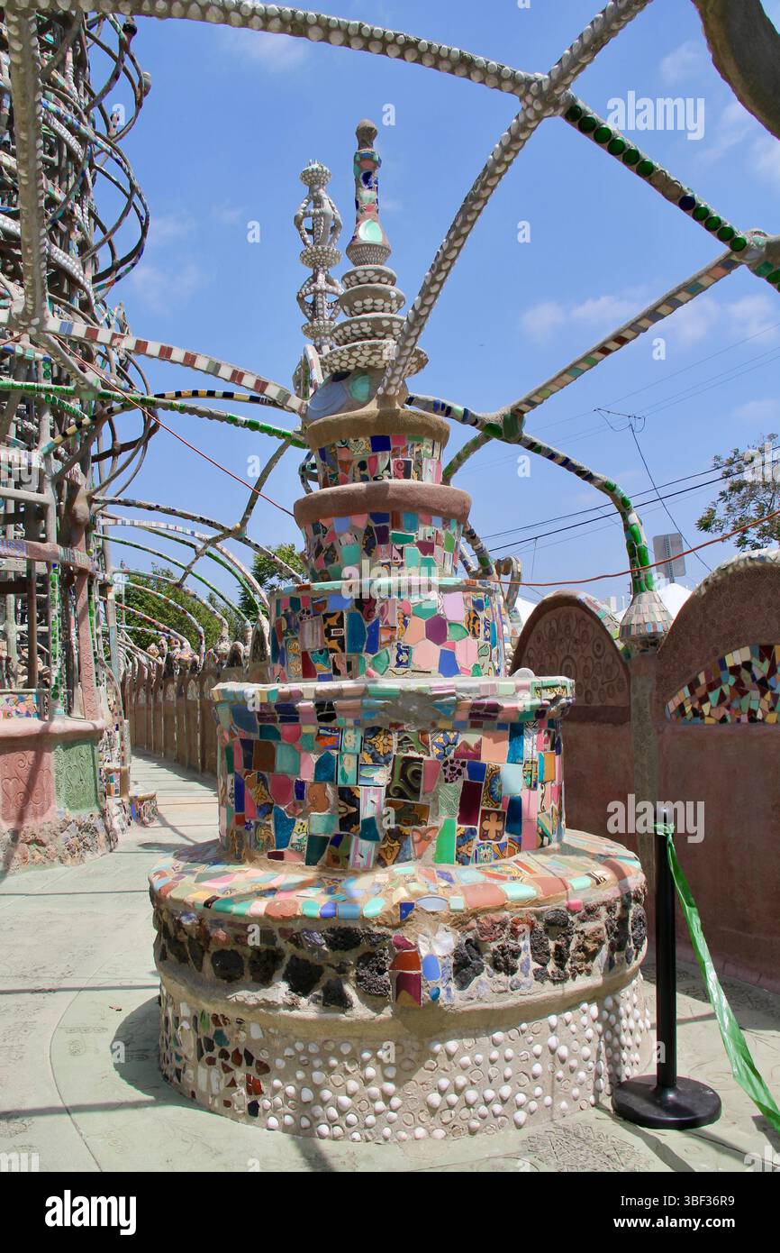 The Watts Towers National Historic Landmark Watts Los Angeles ...