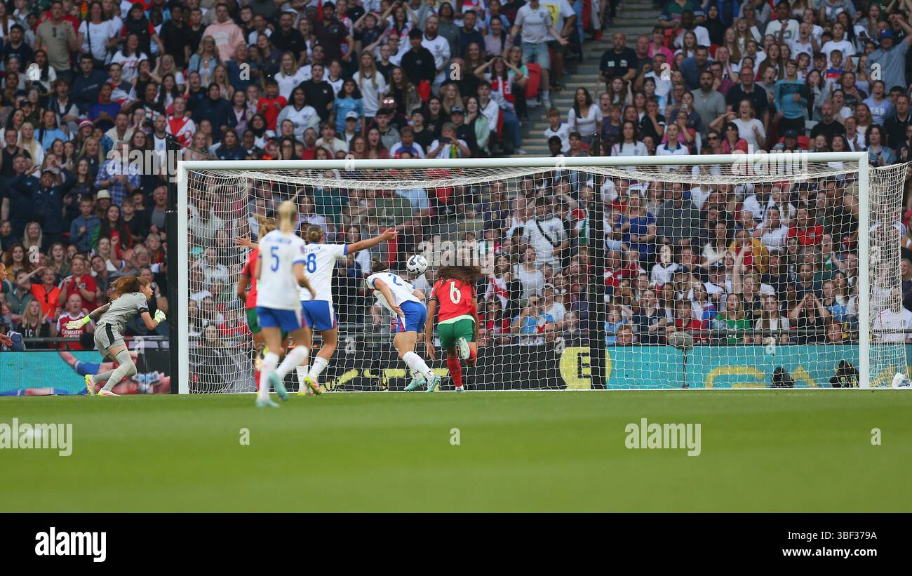 London, England, May 30 2025: Lucy Bronze (2 England) scores England's ...