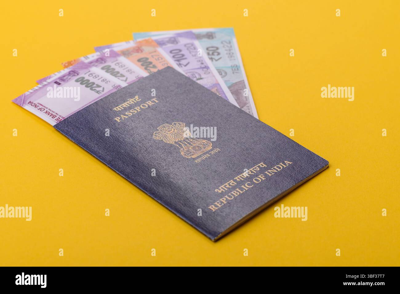 Indian passport for travelling, flying and doing business. India ...