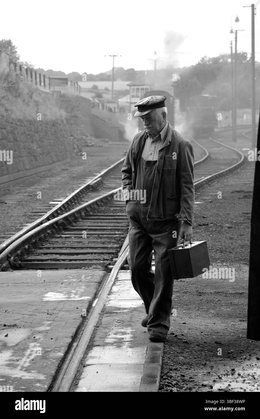 Staff at Barrow Hill Stock Photo - Alamy