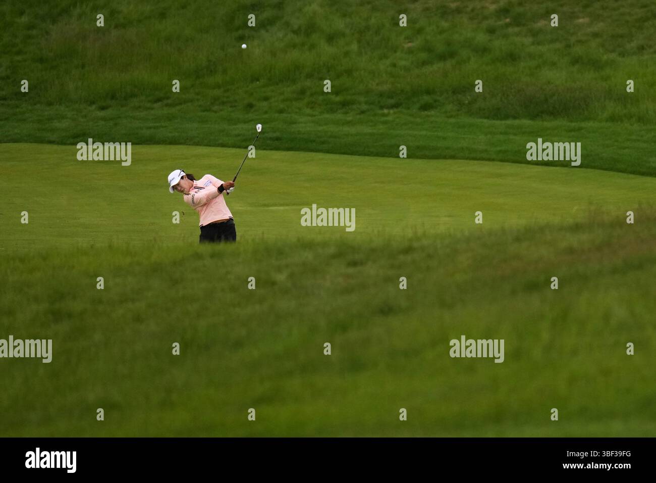 Jin Hee Im, of South Korea, hits to the 12th green during the second ...