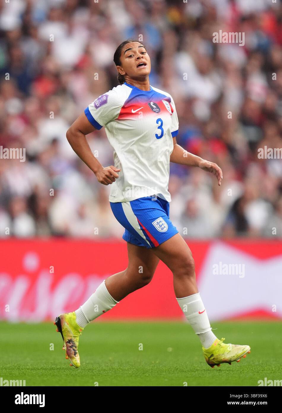 England's Jess Carter during the UEFA Women's Nations League, League A ...