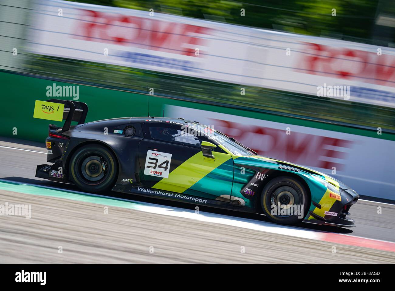 Christian KROGNES, David PITTARD and Henrique CHAVES driving the (#34 ...